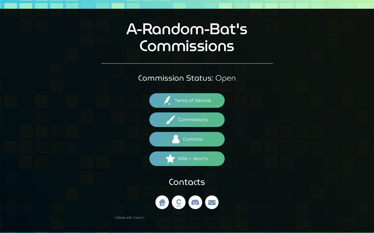 A-Random-Bat's Commissions